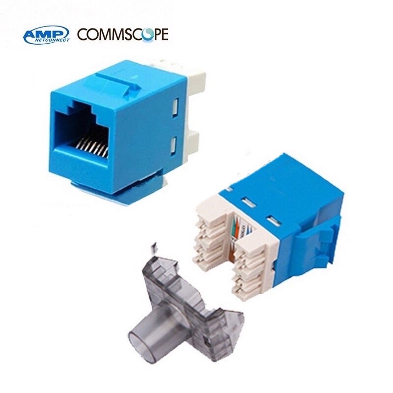 COMMSCOPE CAT6 KEYSTONE JACK | Shopee Malaysia