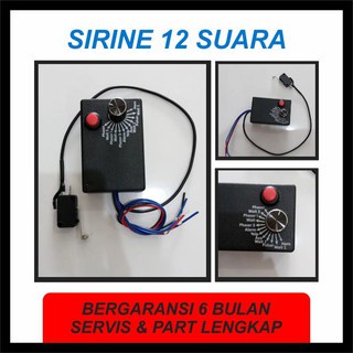 Sirine 12 Sound Police Siren 40 Watt Horn TOA Ambulance Senken | Shopee ...