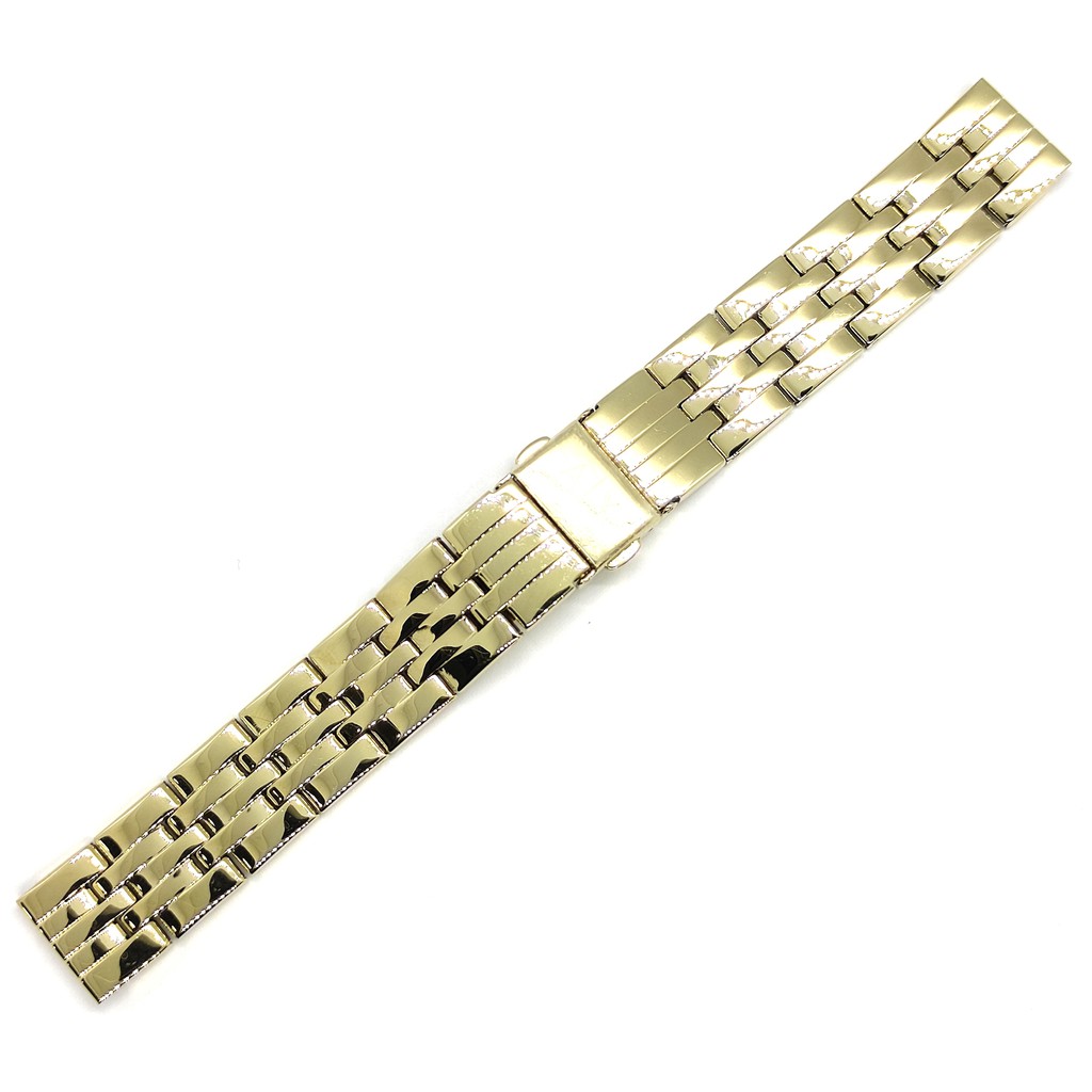 Watch Strap Stainless Steel F0161 16mm Gold Arman i Exchange | Shopee Malaysia