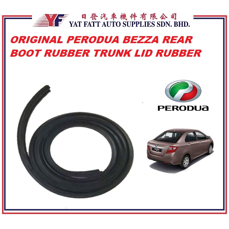 (ORIGINAL PERODUA) PERODUA BEZZA 2016 REAR BOOT RUBBER TRUNK LID KETAB ...
