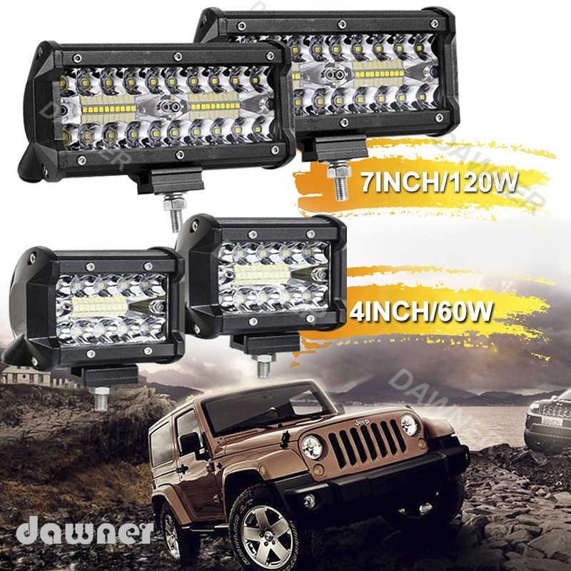 7inch Led Work Light Fog Light Spot Light Flood Beam for Work Offroad ...