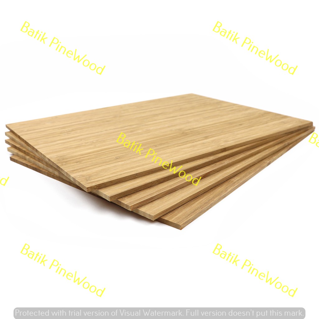 Papan Buluh / Bamboo Plywood Board - Sesuai unutk Projek DIY, Table Top ...