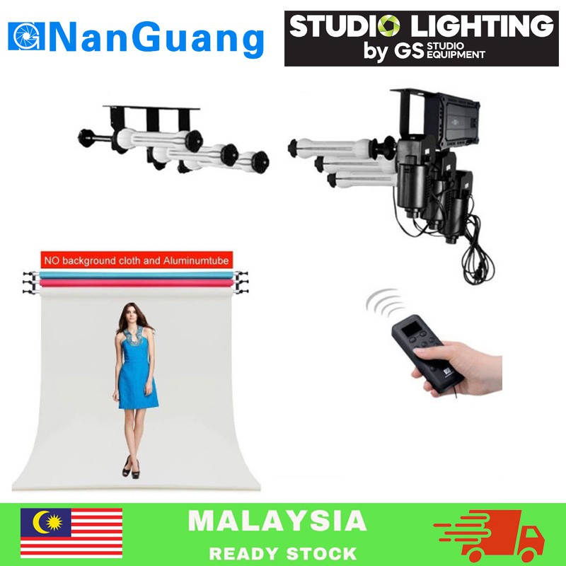GS 3 Rollers Electric Motorized Background Support System With Wireless ...