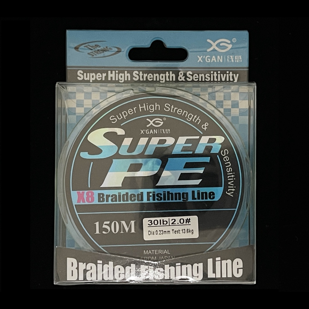 XG X8 Braided Super PE Fishing Line 150m 300m 8 Strands Multifilament ...