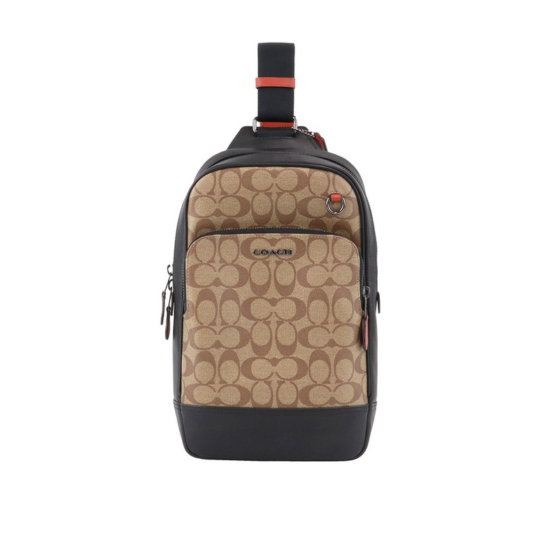 Coach Graham Pack In Signature Canvas - Brown | Shopee Malaysia