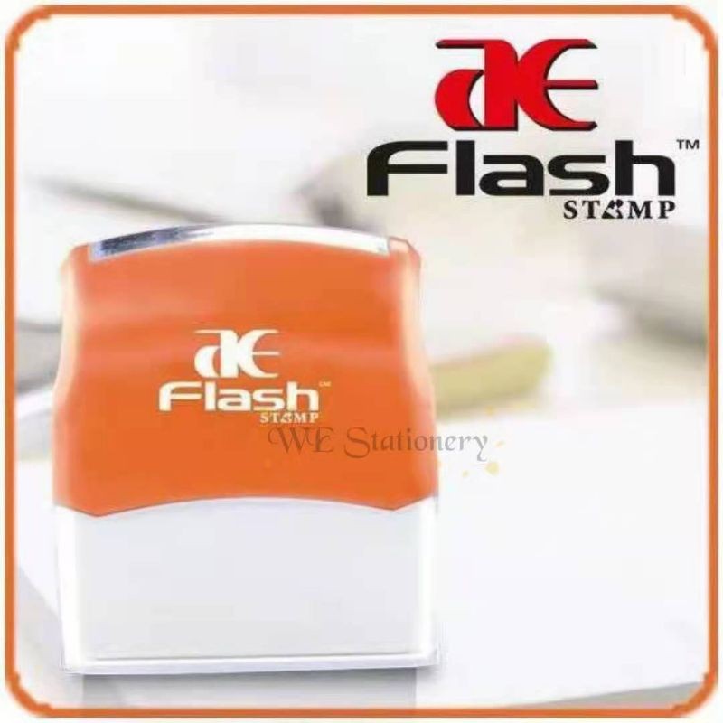 AE FLASH READY MADE RUBBER STAMP/CHOP SELF INK(red)(PAID/PAID With Date ...