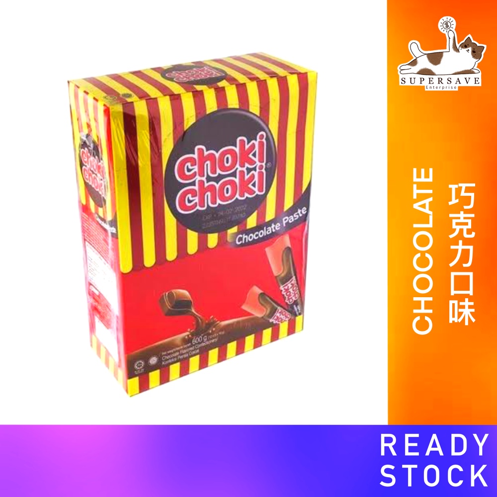 Choki-Choki - Chocolate Strip Chocolate/Milk Chocolate/Cashewnut (10g x ...