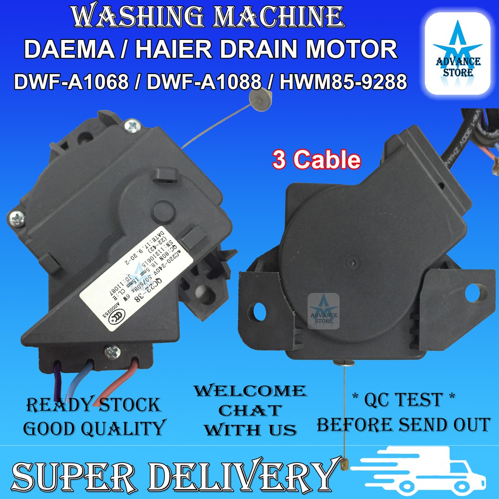 DWF-A1199JD DWF-A1088 DWF-A1068 HWM85-9288 DAEMA / HAIER WASHING ...