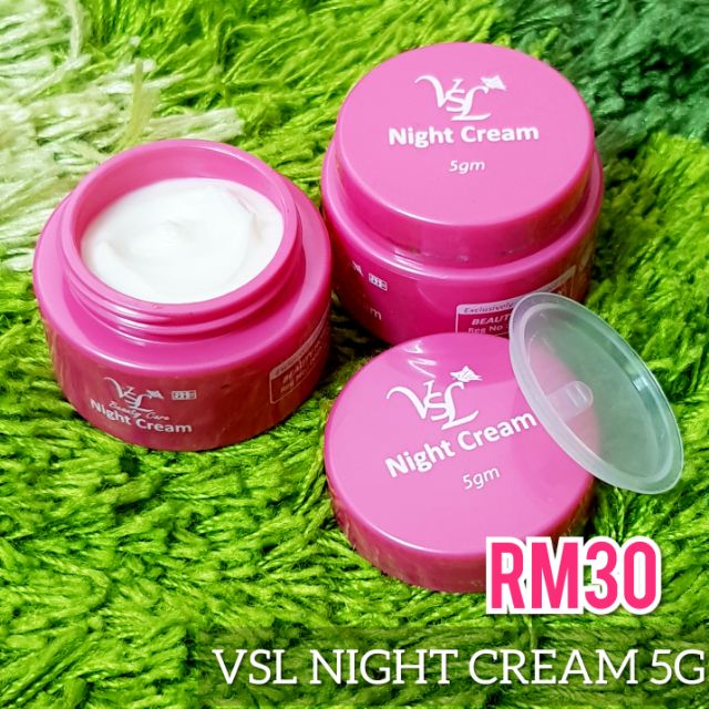 VSL NIGHT CREAM 5G VSL KRIM MALAM | Shopee Malaysia