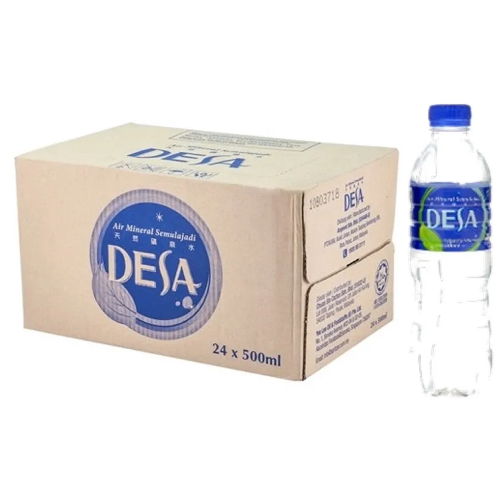 0.5L x 24 Desa Natural Mineral Water - Shrink Wrap | Shopee Malaysia
