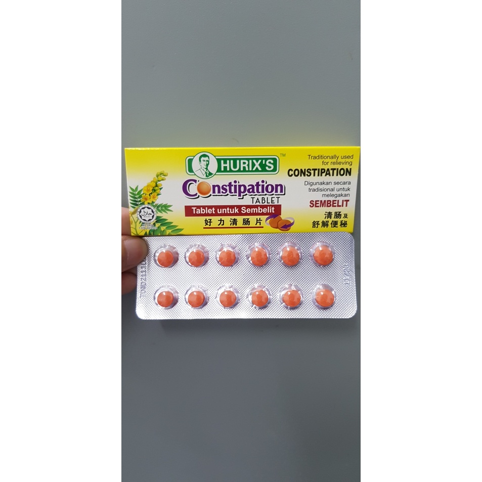 HURIX'S CONSTIPATION TABLET 12'S | Shopee Malaysia
