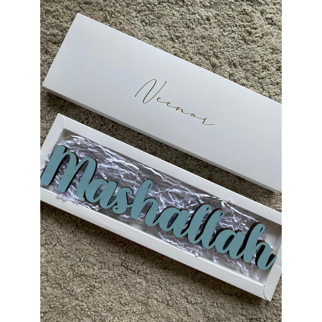 Mashallah Baby Blue Standee | Shopee Malaysia