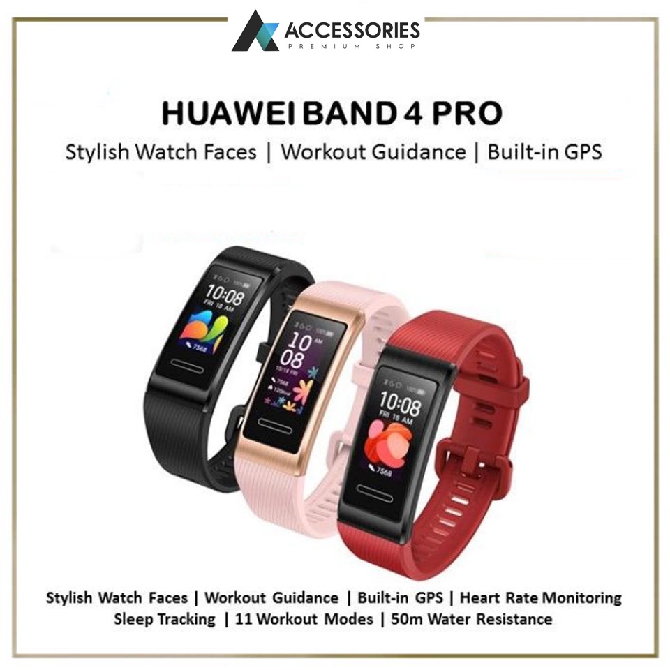 [Malaysia Stock] -Huawei Band 4 Pro S.Wristband Watch Faces Standalone ...