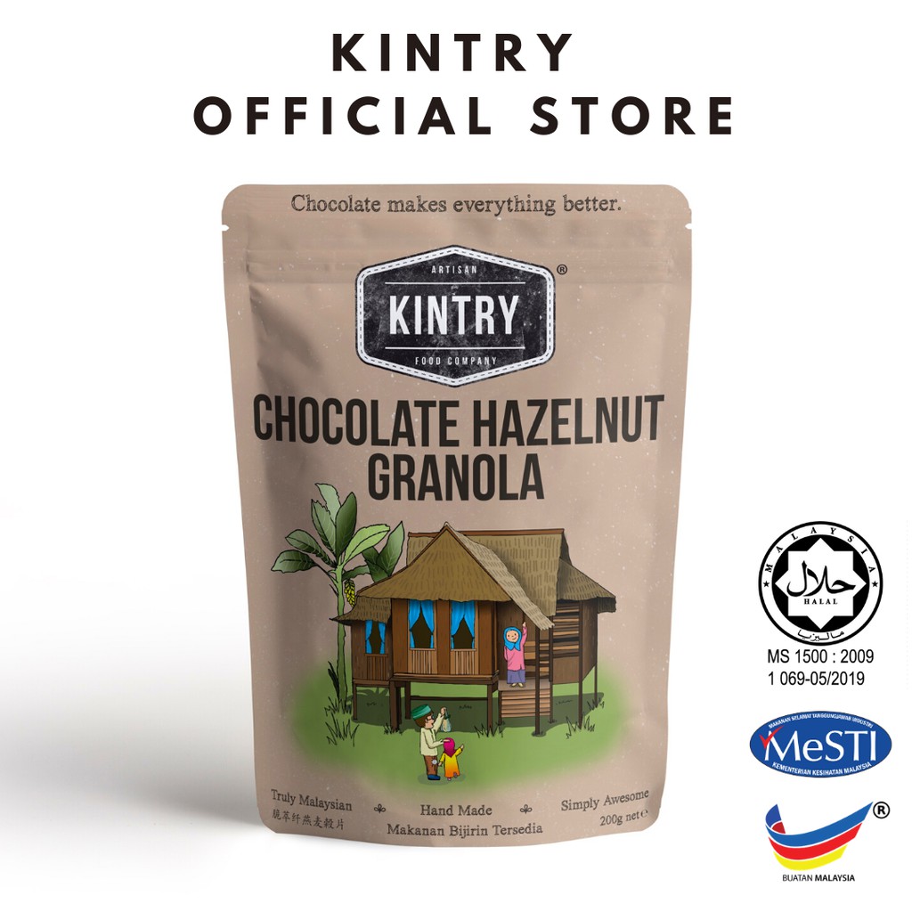 Kintry Chocolate Hazelnut Granola | Shopee Malaysia