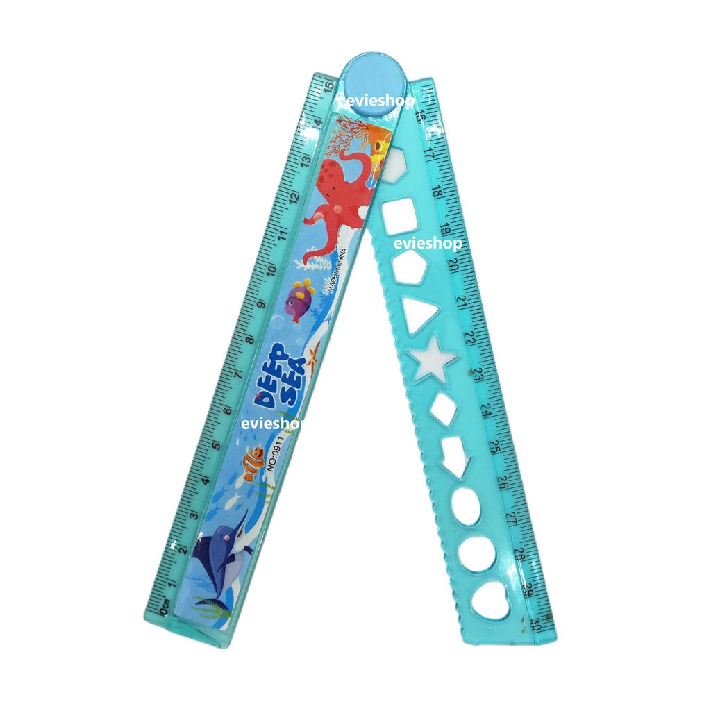 Foldable 30cm Cartoon Foldable Ruler Cartoon Ruler Cute School Ruler ...