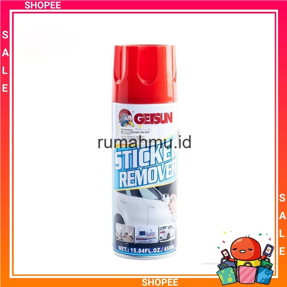 GETSUN Sticker Remover (450ml) | Shopee Malaysia