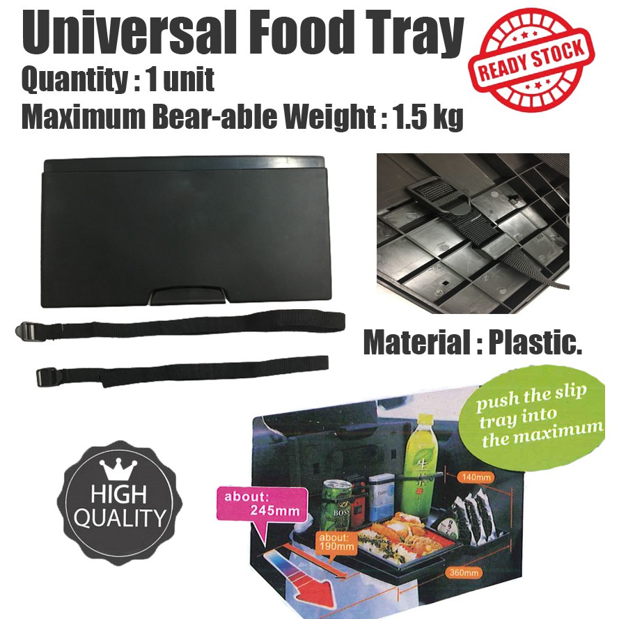 Universal Food Tray Material Plastic 1 (unit) | Shopee Malaysia