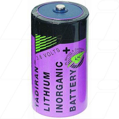 Tadiran TL-5920 C Size 3.6V Lithium Thionyl Chloride Cylindrical Cell ...