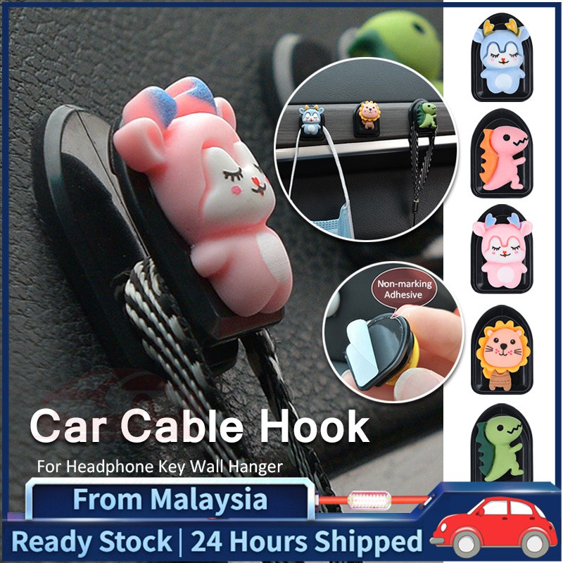 1Pcs Cartoon Car hook Creative Cute Car Sticky Multifunctional Mini ...