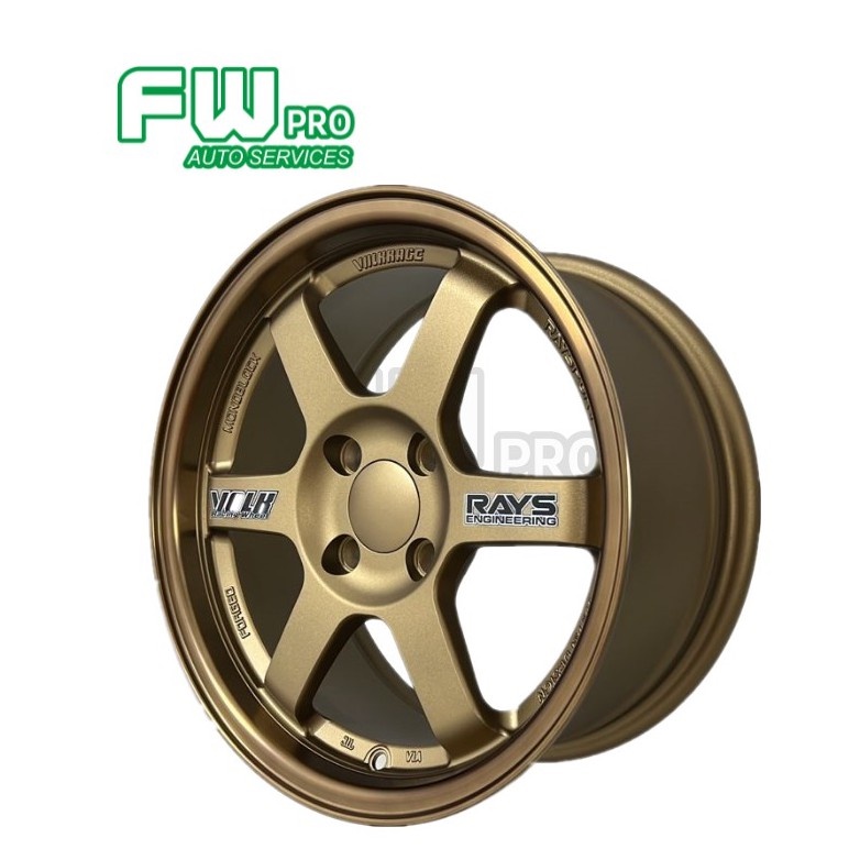 New Sport Rim Ray TE37 15 inch 7jj 8jj 4x100 One Set 4pcs | Shopee Malaysia