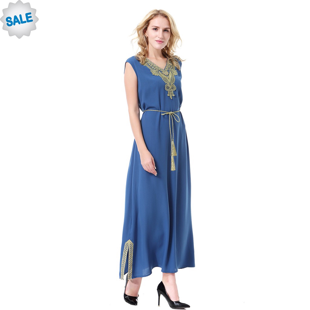 Muslim Arab Middle Eastern Women's Dubai Saudi Malaysian Robe Dress ...