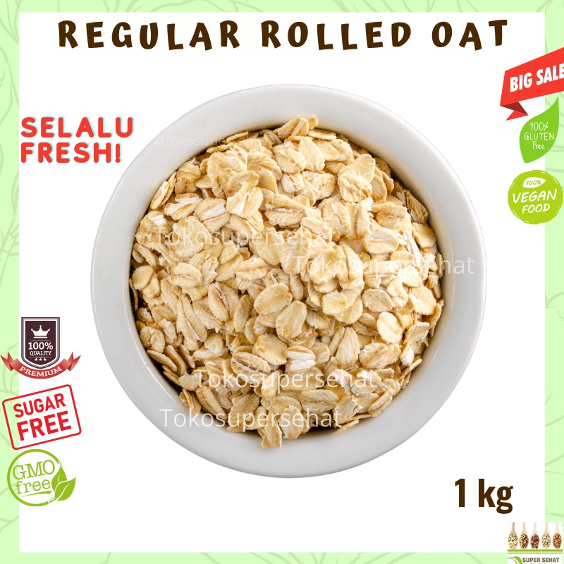 Rolled Oat 1kg Superhealth Shop Regular Rolled Oat 1kg | Shopee Malaysia