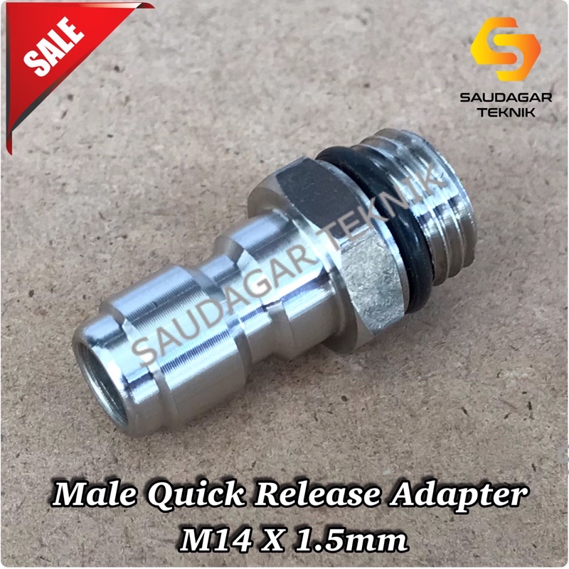 Quick Release Foam Lance Jet Cleaner Adapter 1/4 Male Quick Coupler ...