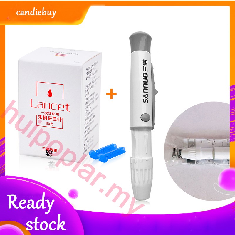 50 pcs lancets & Diabetic Testing Pen Blood Glucose lancets pen The ...