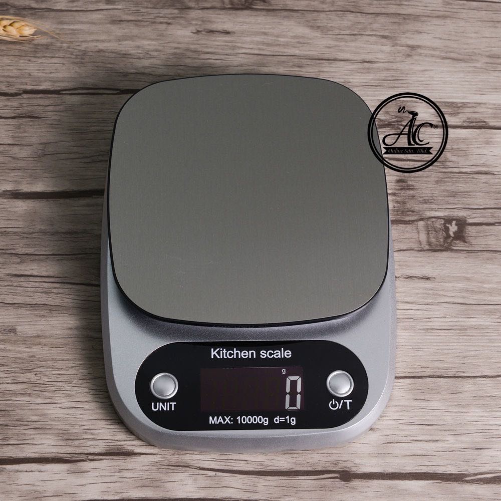 10kgx1g Kitchen Scale Digital LCD High Precision Kitchen Weighing Scale Balance Electronic Food ...