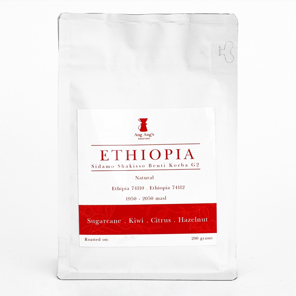 Ang Ang's Roastery "Limited Series" Single Origin Coffee Bean - Ethiopia Sidamo Shakisso Benti ...