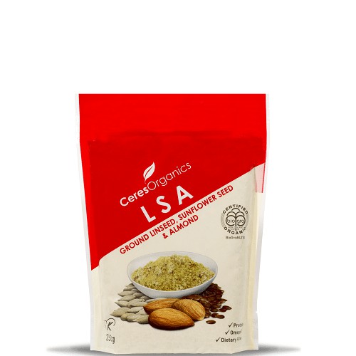 Ceres ORGANIC LSA (ground Linseed, Sunflower seed, Almond seed) 700g ...