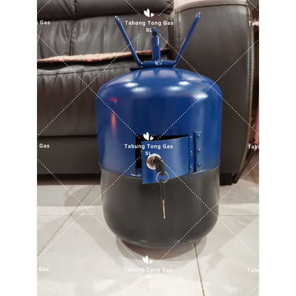 🔥Ready Stock🔥Tabung Tong Gas Duit Syiling Aircond Colour Dark Bule ...