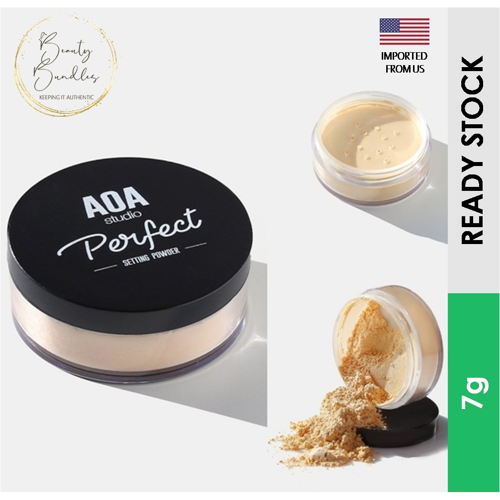 AOA Studio Perfect Setting Powder - Banana, for Medium to Dark Skin ...