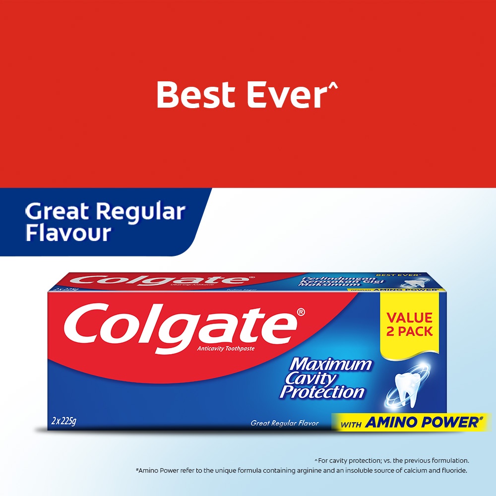 [Bundle of 3 ]Colgate Maximum Cavity Protection Great Regular Flavour ...