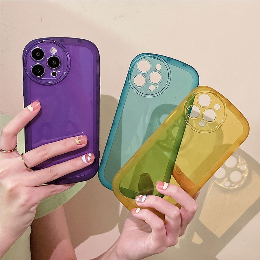 For Xiaomi Redmi Note 10 5G 10s 9 8 7 Pro 9s 4G Candy Color Clear Phone ...