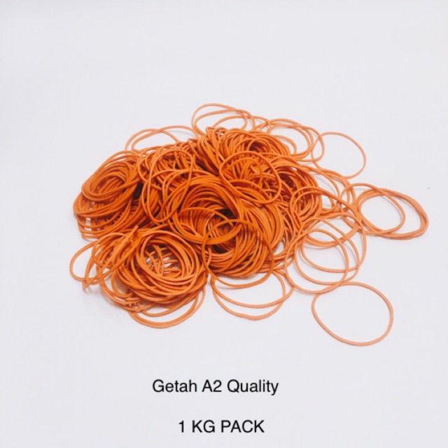 A2 Quality Rubber Bands / Getah Gelang /Getah Bulat (1KG PACK) | Shopee ...