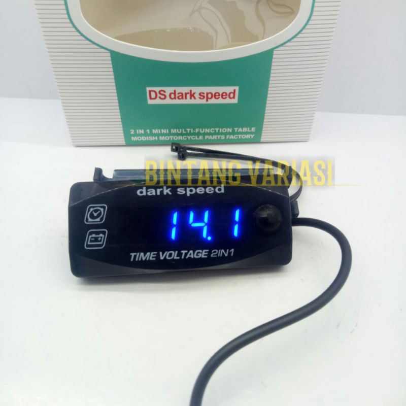 Universal 2in1 Voltmeter - Voltmeter Plus 12volt Motorcycle Digital ...