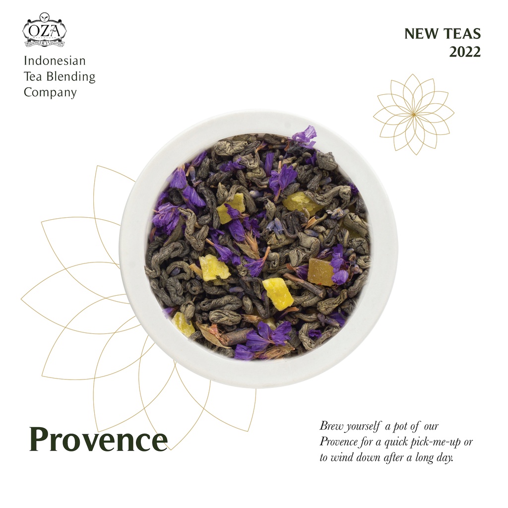 Oza Tea - Provence | Artisan Tea - Green Tea | Specialty Grade ...
