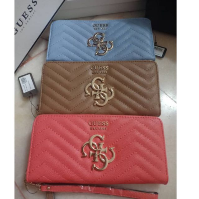 Guess long zipper lady wallet | Shopee Malaysia