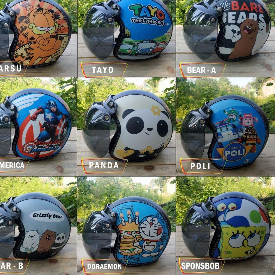 Latest Release.. Children's BOGO HELMET Cute SNI Character || Ages 2 to ...