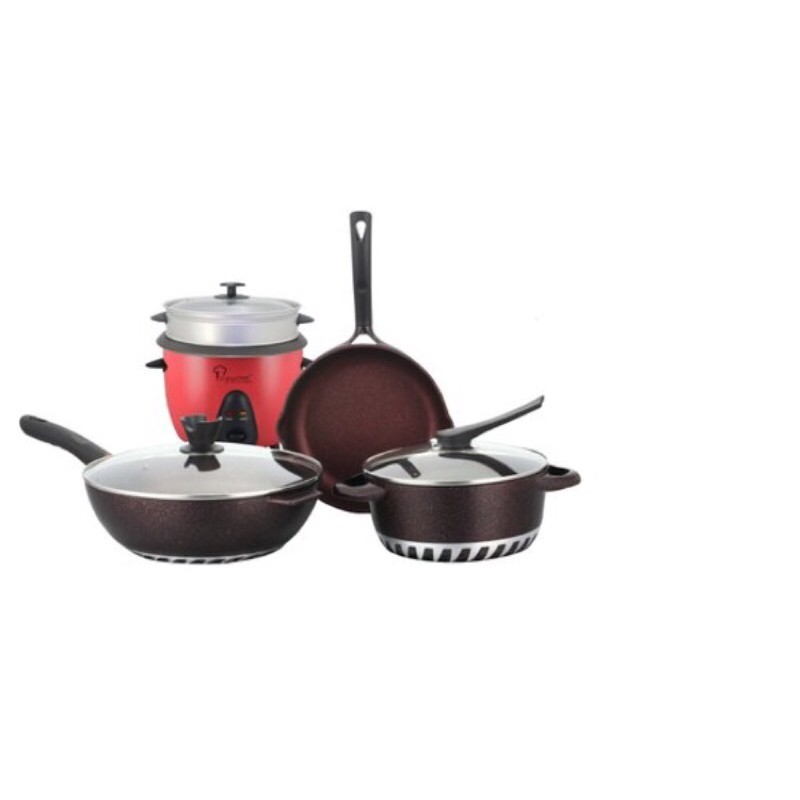 La Gourmet Shogun Family Cookware Set ALL in 1 | Shopee Malaysia