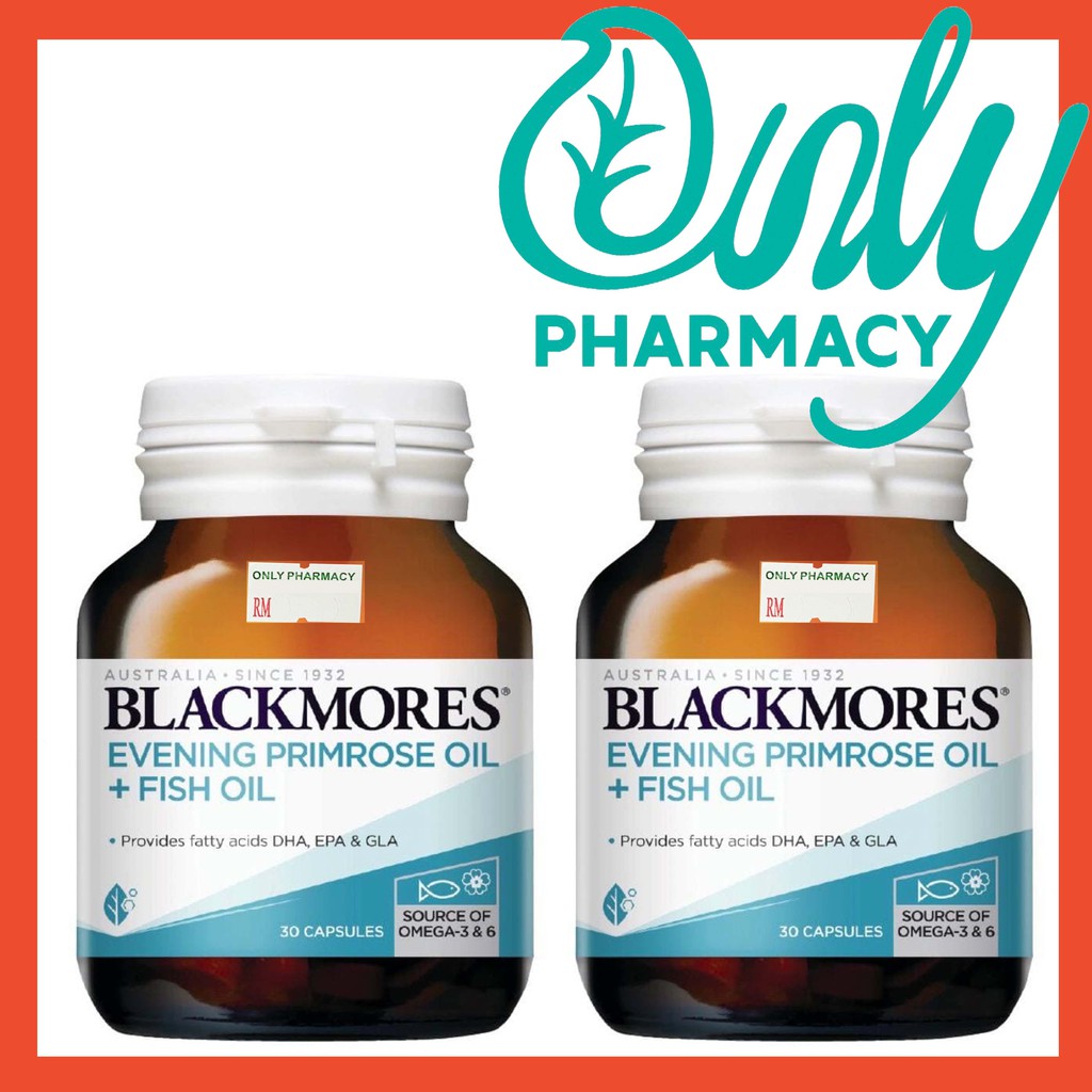BLACKMORES EPO Evening Primrose Oil (EPO) + Fish Oil 30s or 2x30s[Omega ...