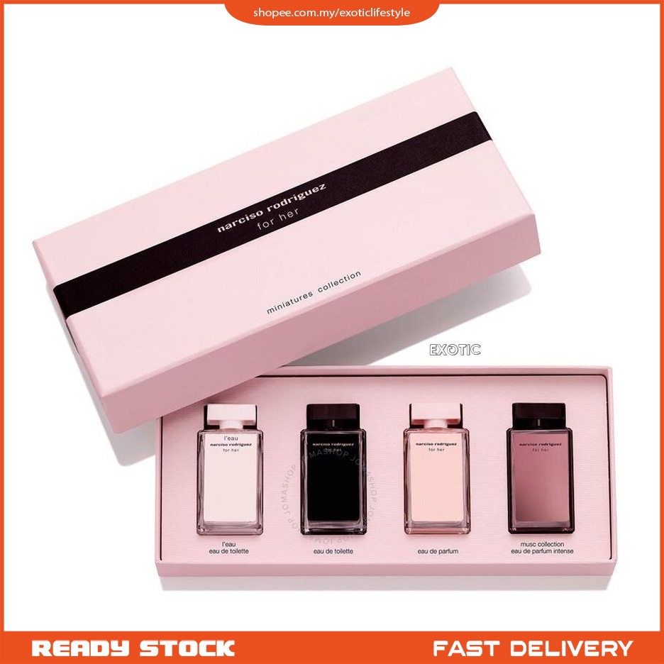 Narciso Rodriguez by Narciso Rodriguez 4 in 1 7.5ml Miniature Set ...