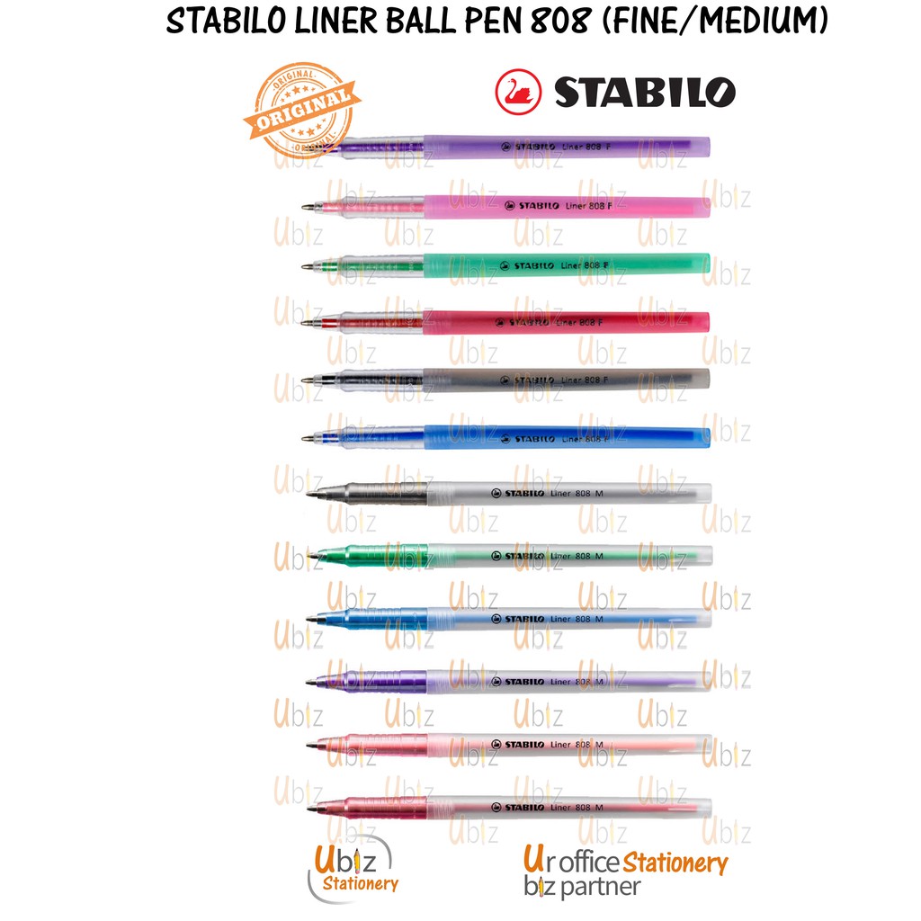 Stabilo Liner Ball Pen 808 Fine/Medium | Shopee Malaysia