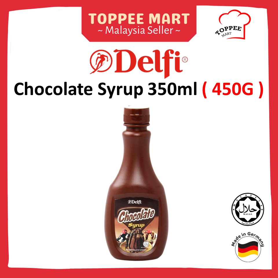 DELFI Chocolate Syrup 350ml (450g) | Shopee Malaysia