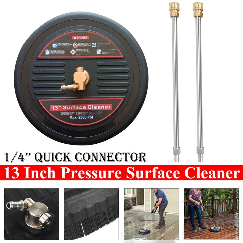 13 inches High Pressure Cleaner Round Attachment Flat Surface Cleaner ...