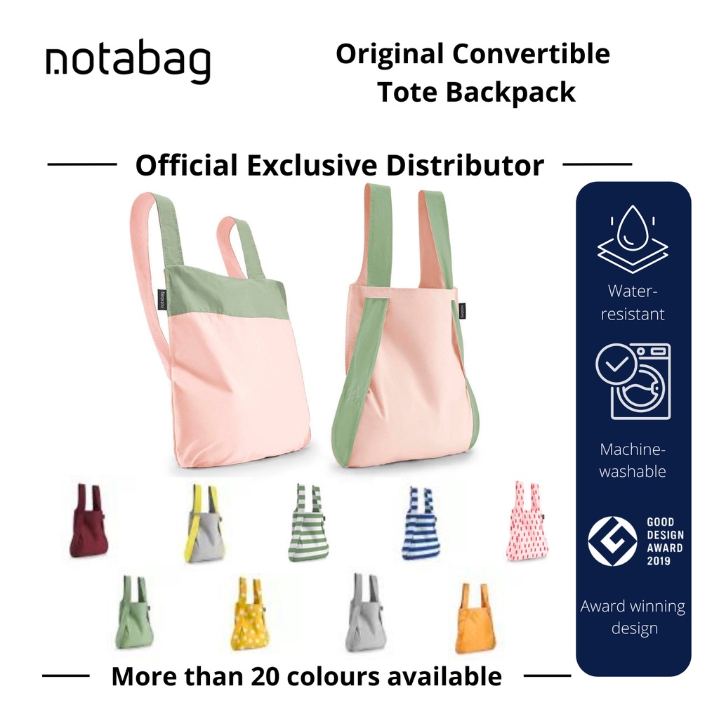 Notabag Original Convertible Tote Backpack | Shopee Malaysia