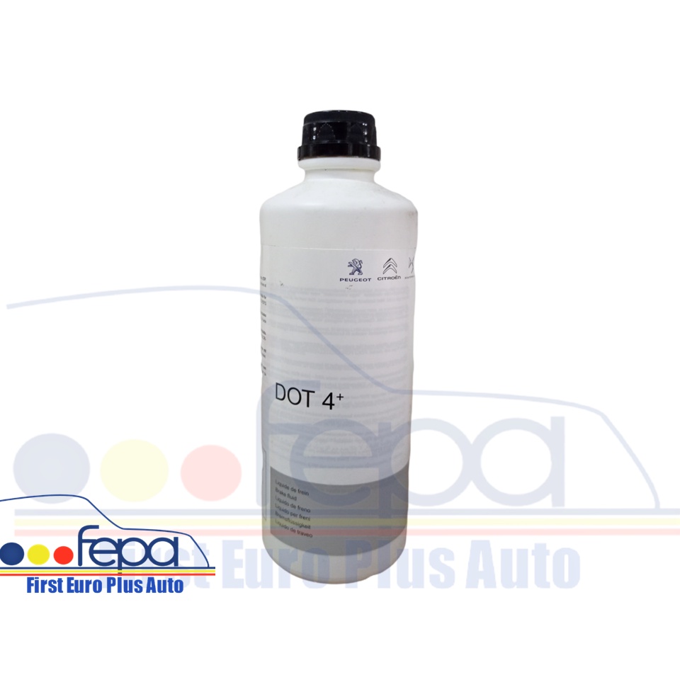 Peugeot Original Brake Fluid Dot 4 - 500ml / Brake Oil Dot 4 - 500ml Per Bottle for Peugeot, DS ...