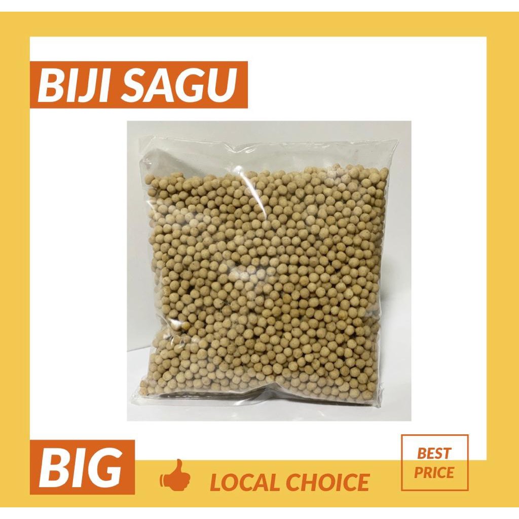 Biji Sagu Mukah Sarawak (Besar) 400g | Shopee Malaysia