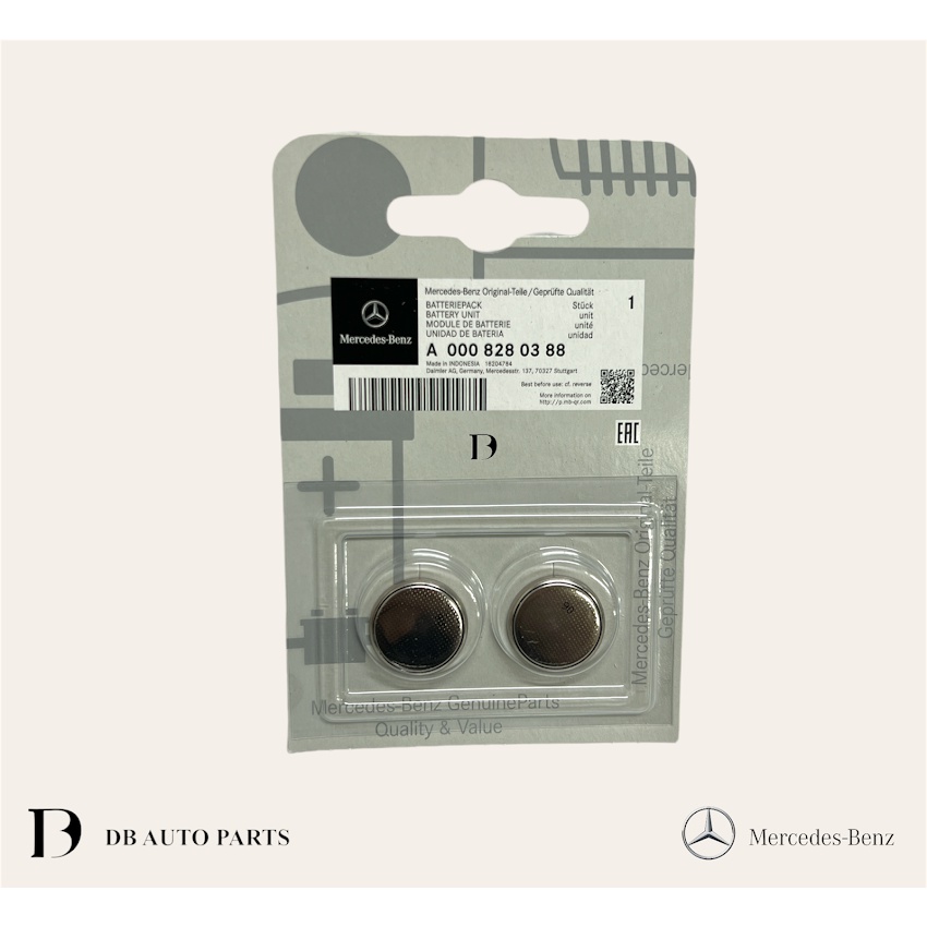 100% GENUINE ORIGINAL MERCEDES BENZ REMOTE CONTROL BATTERY SET 2 PCS ...